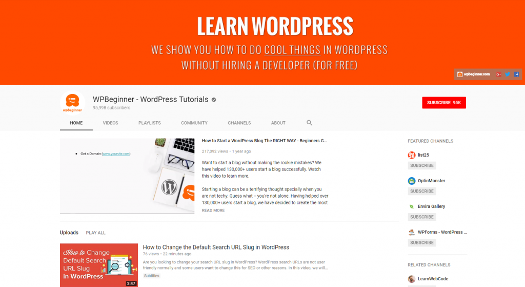 The Top Five Best Web Development YouTube Channels - According to Plesk