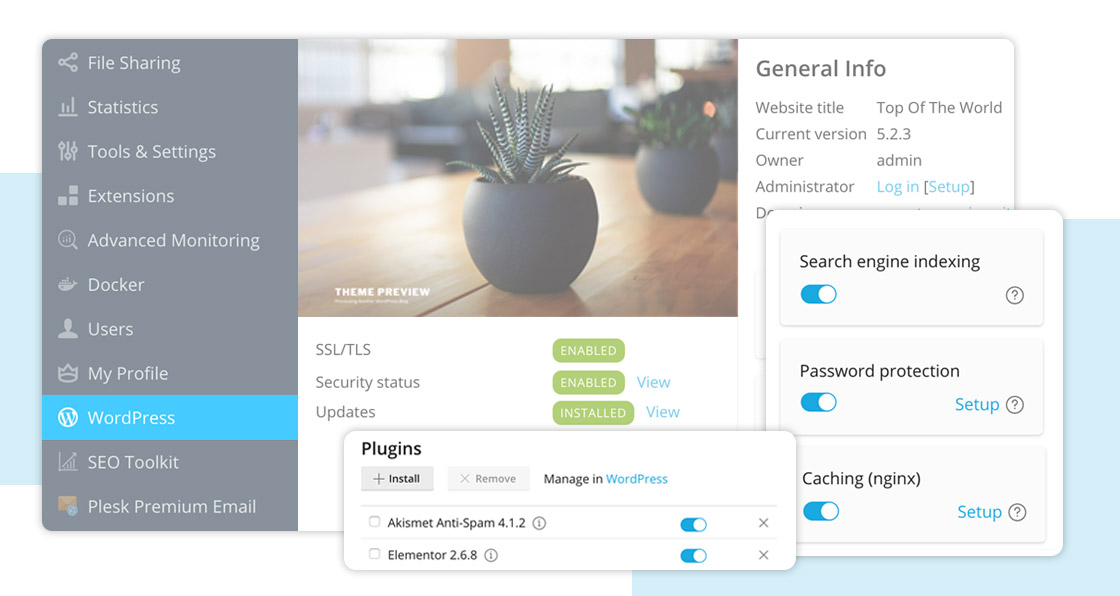 Hosting Control Panel Licenses | Plesk