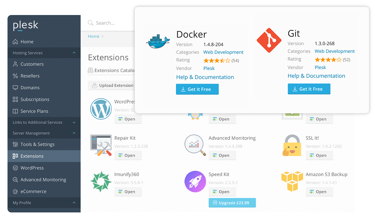 Plesk for Developers. Online Development Platform
