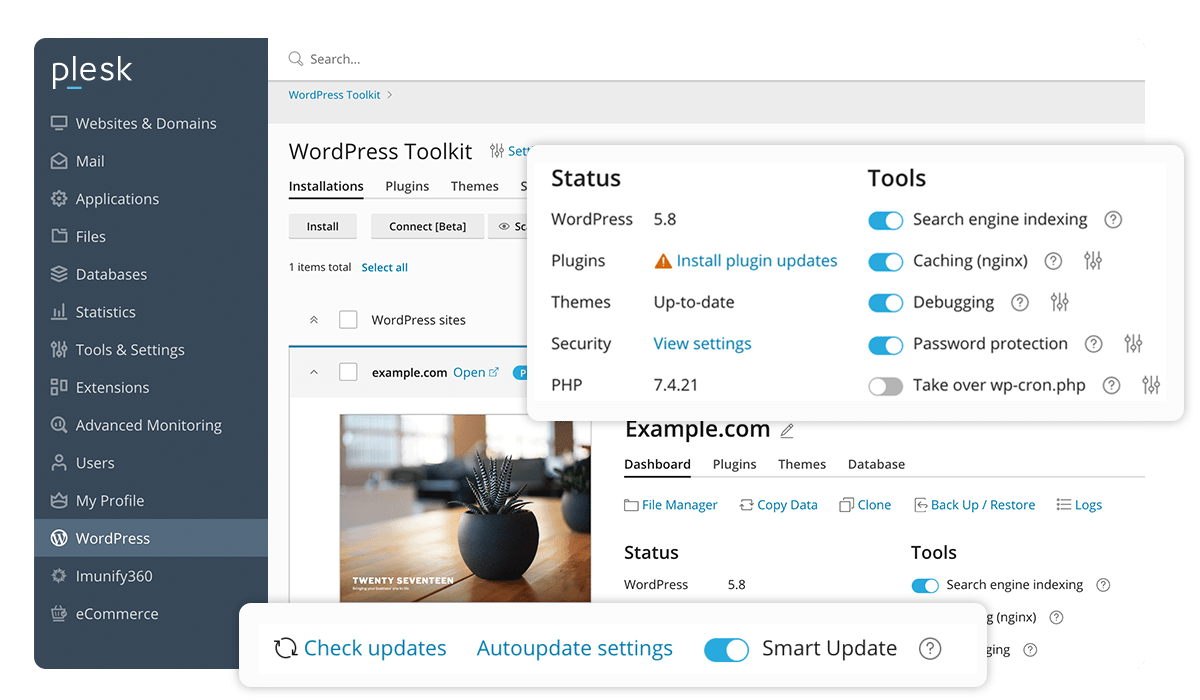 Plesk for Content Manager