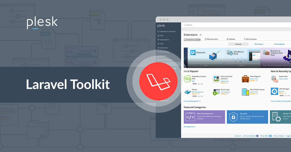 Laravel Toolkit extension - Plesk