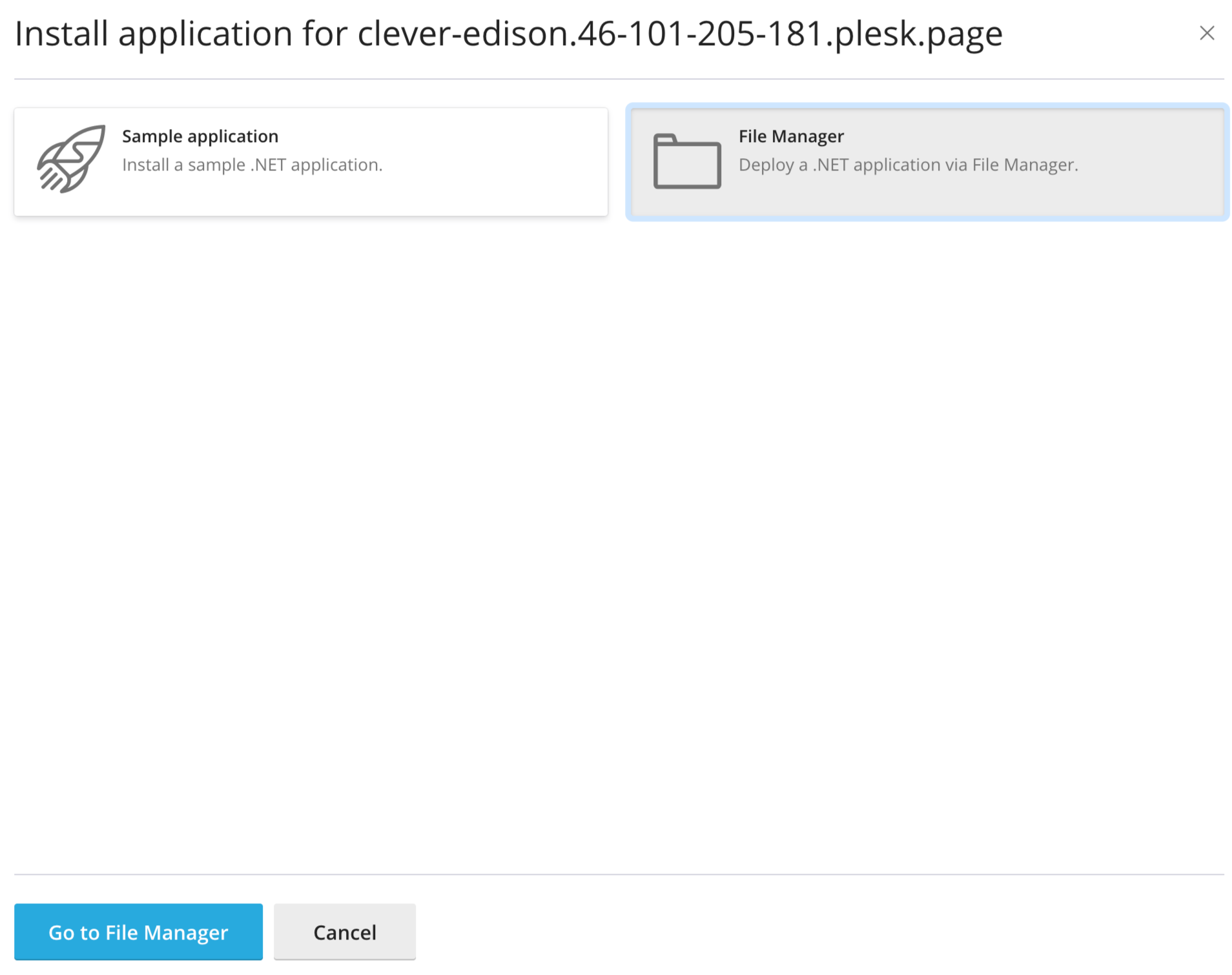 .NET Application Hosting in Plesk - Plesk