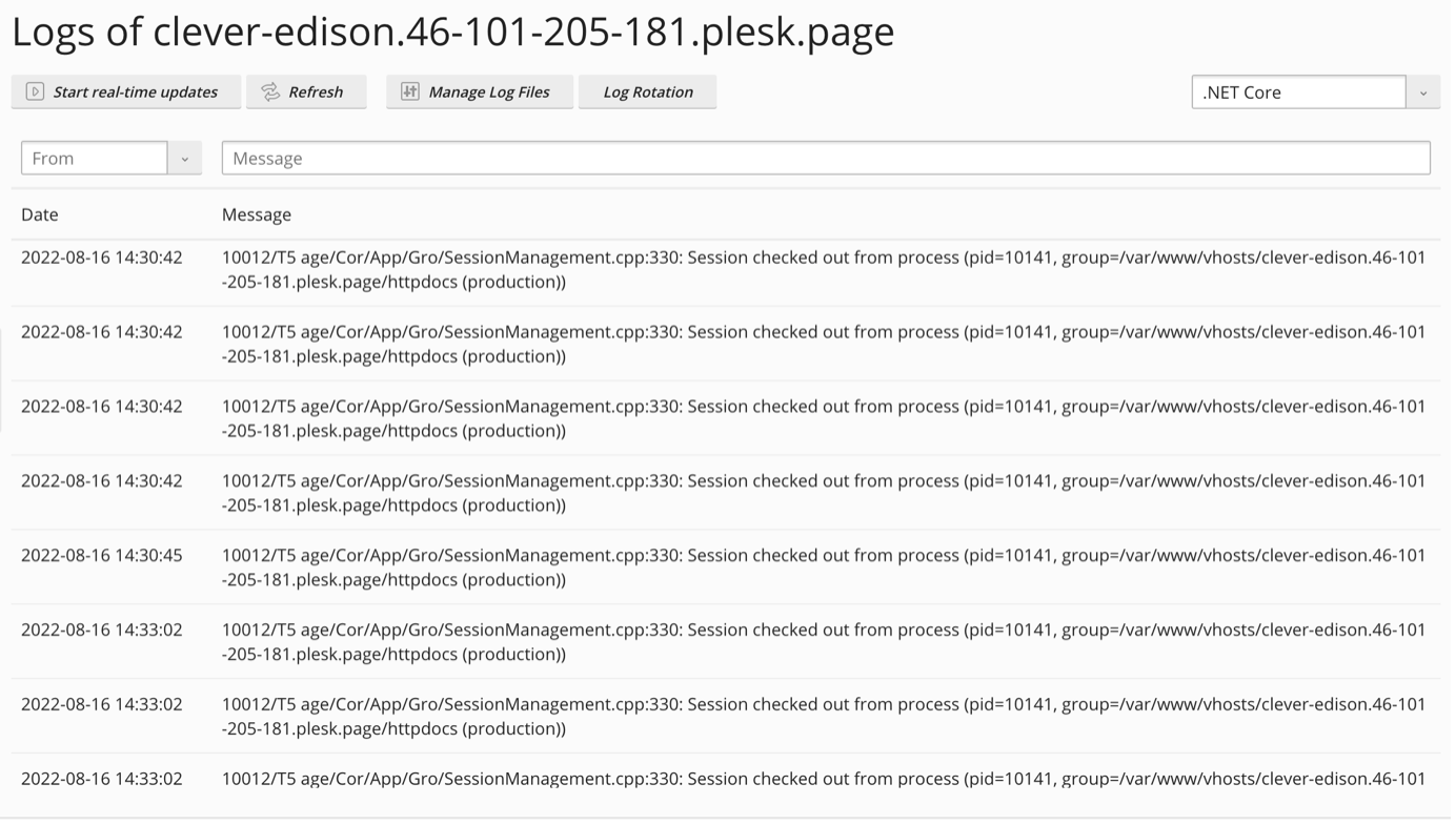 Net Application Hosting In Plesk Plesk