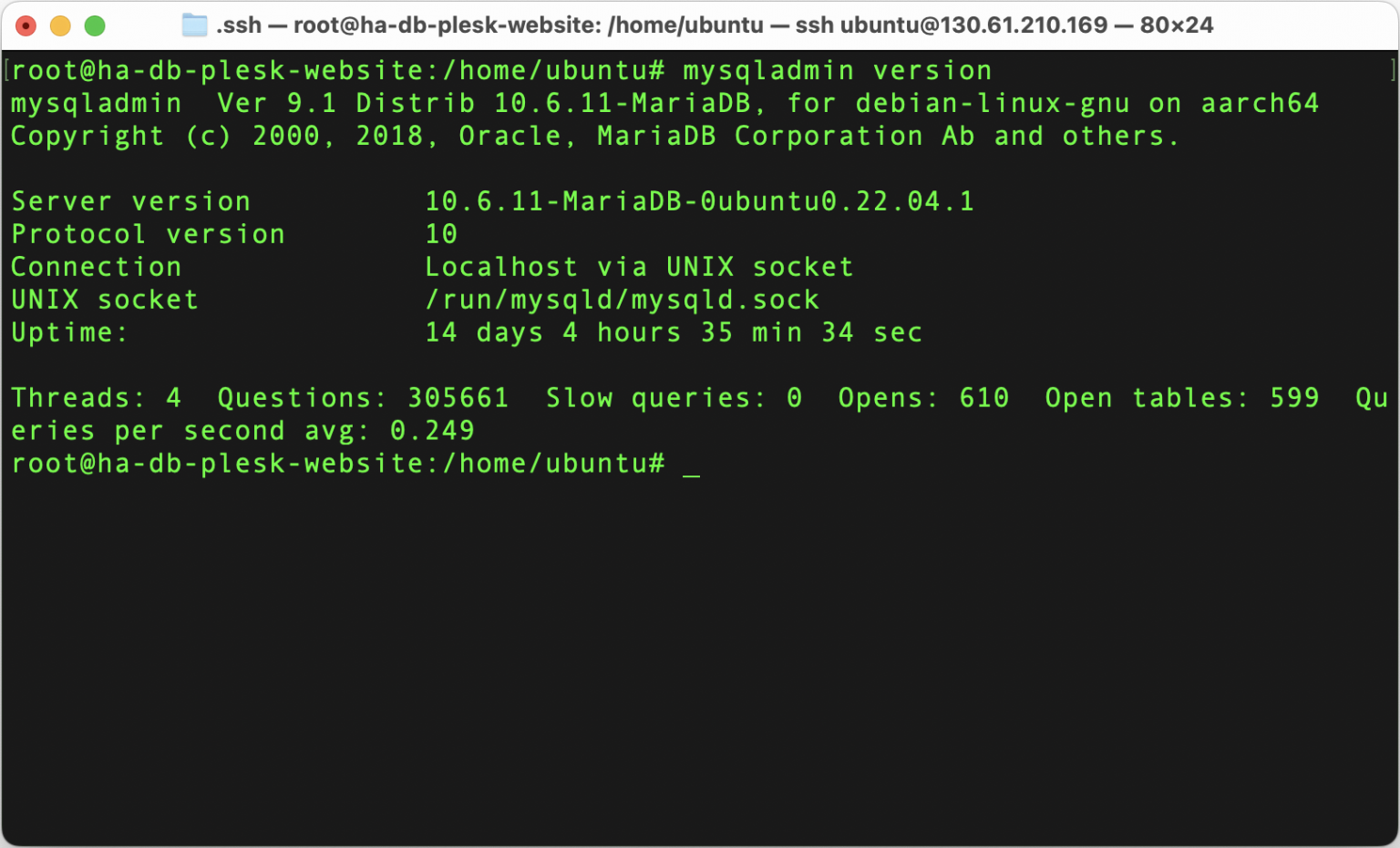 Plesk with Centralized Database and Network File System - Plesk