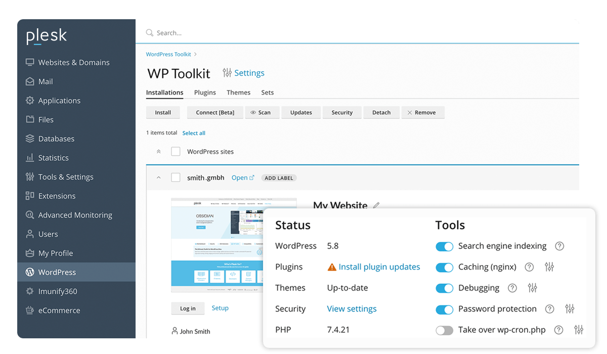 WP Toolkit by Plesk