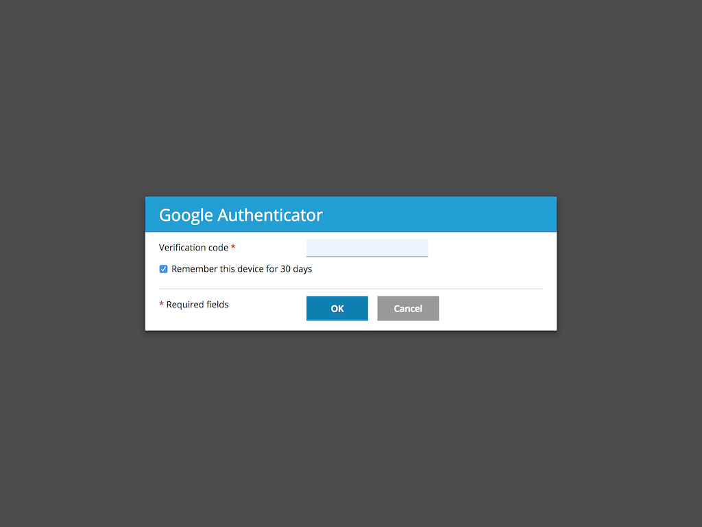 Google Authenticator extension - Plesk