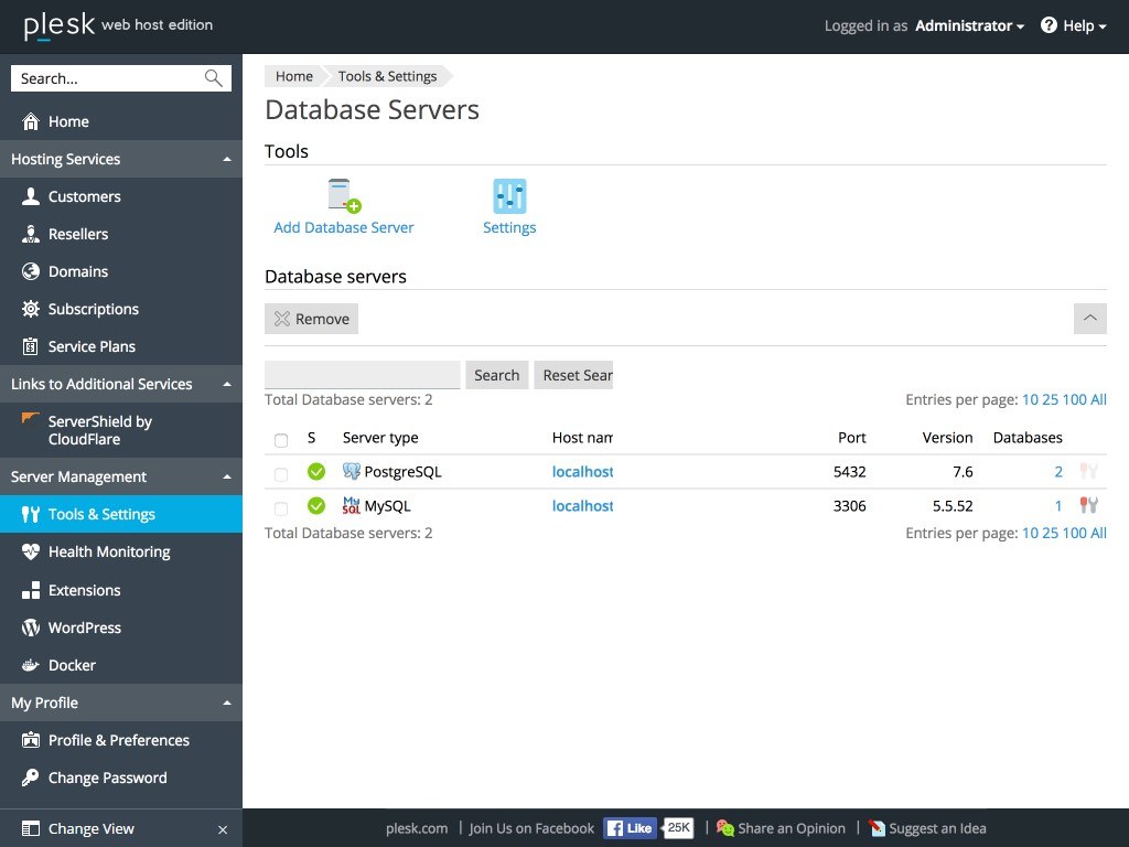 Developer Pack extension - Plesk
